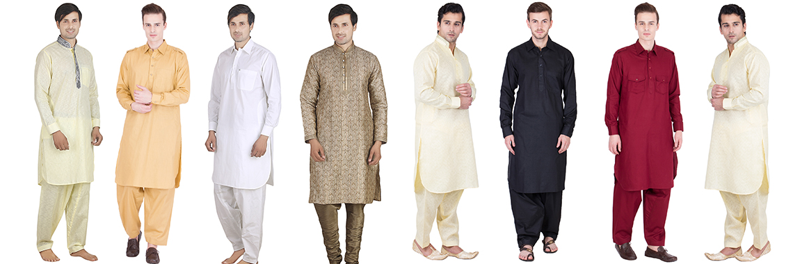 Abayas, Hijabs, Pathani suits, Kurtas, Burqas online in India