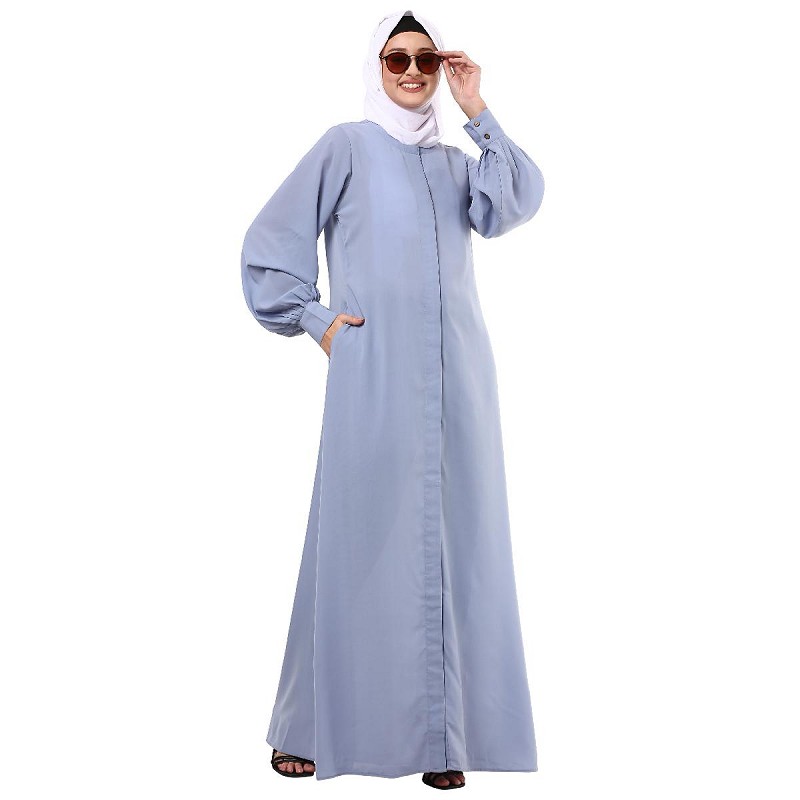 Abaya online- Buy simple front open abaya at shiddat.com
