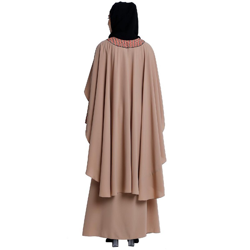 Abaya online- Buy embroidery cape abaya at www.shiddat.com