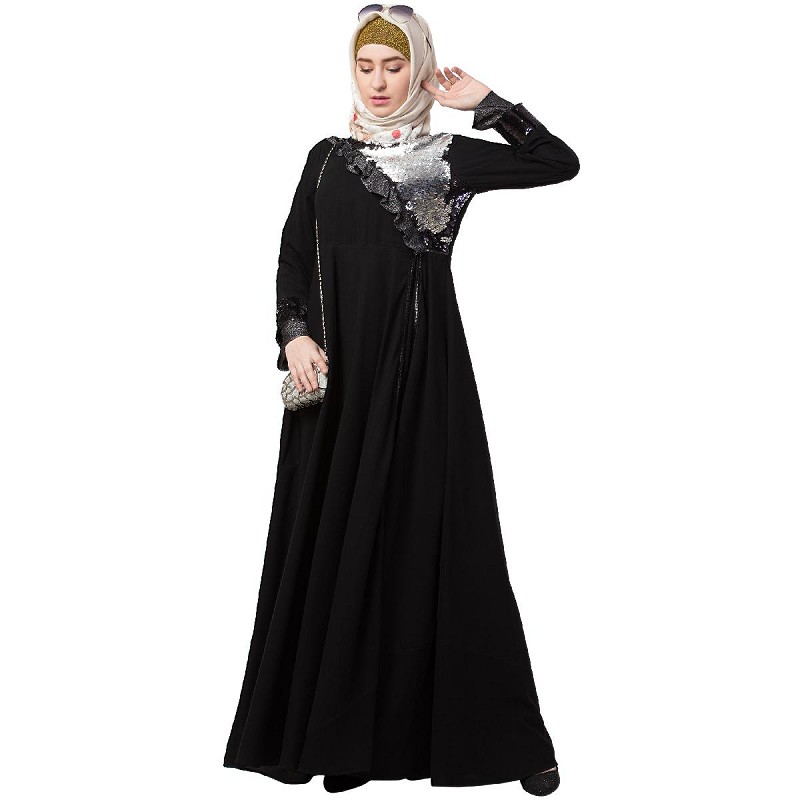 Abaya- Buy Designer sequins work abaya at shiddat.com