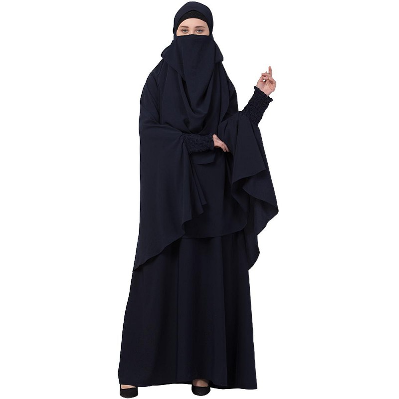 Abaya-Khimar combo- Buy abaya with long khimar at shiddat.com