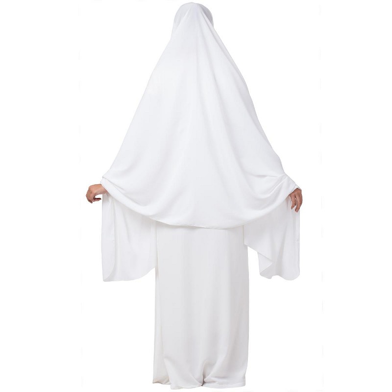 White Burqa- Buy White burqa with Irani Chadar at www.shiddat.com