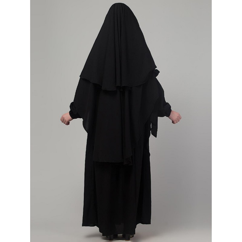 Burqa design-Buy Saudi niqab in black at shiddat.com