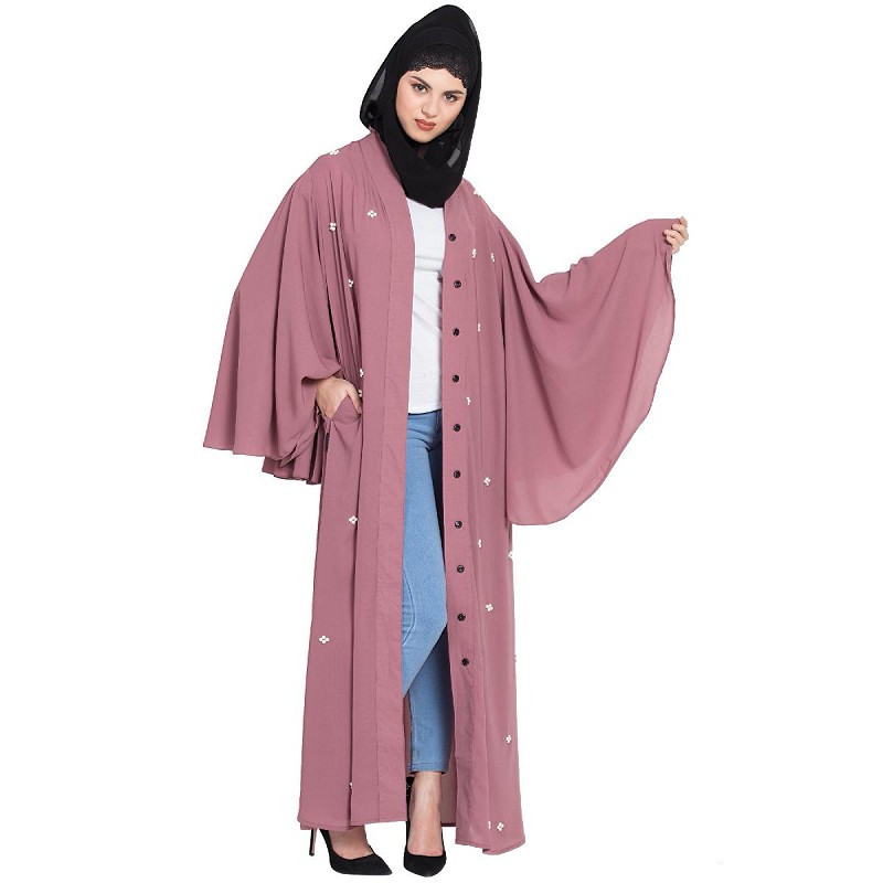 Front open kaftan online in India- Front open kaftan with side pocket ...