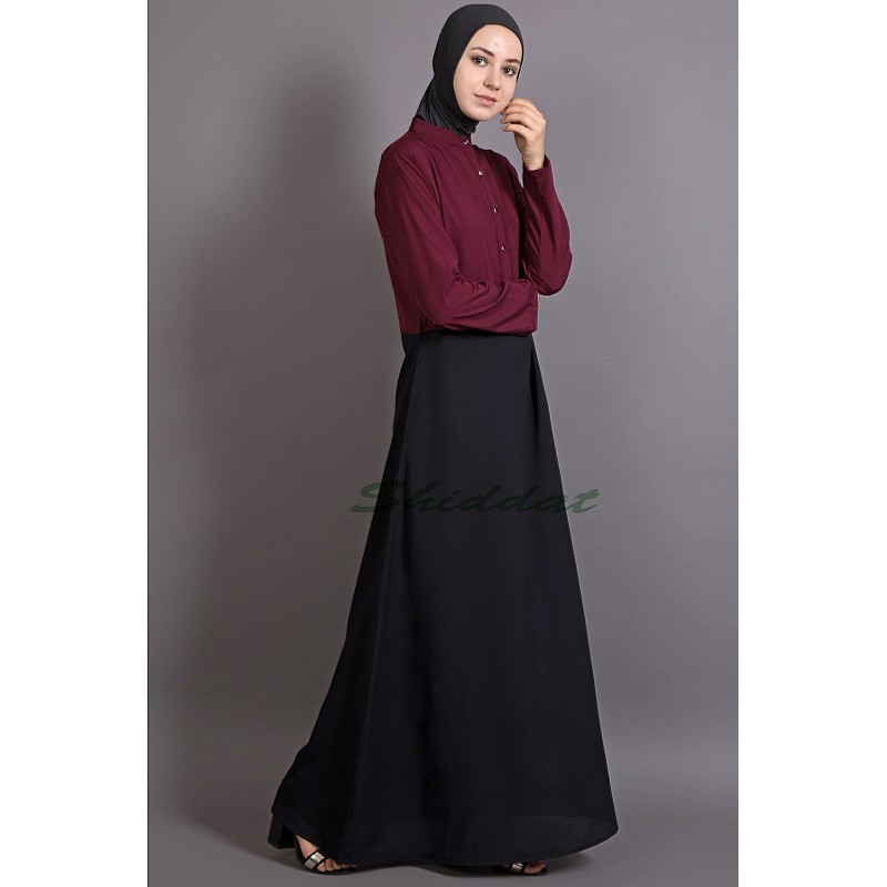 Abaya online - Shop for dual colored abaya online in India at shiddat.com