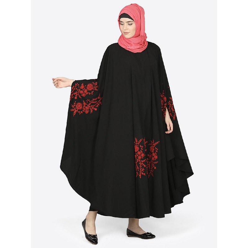 Elegant dress abaya- Buy designer elegant abaya at www.shiddat.com