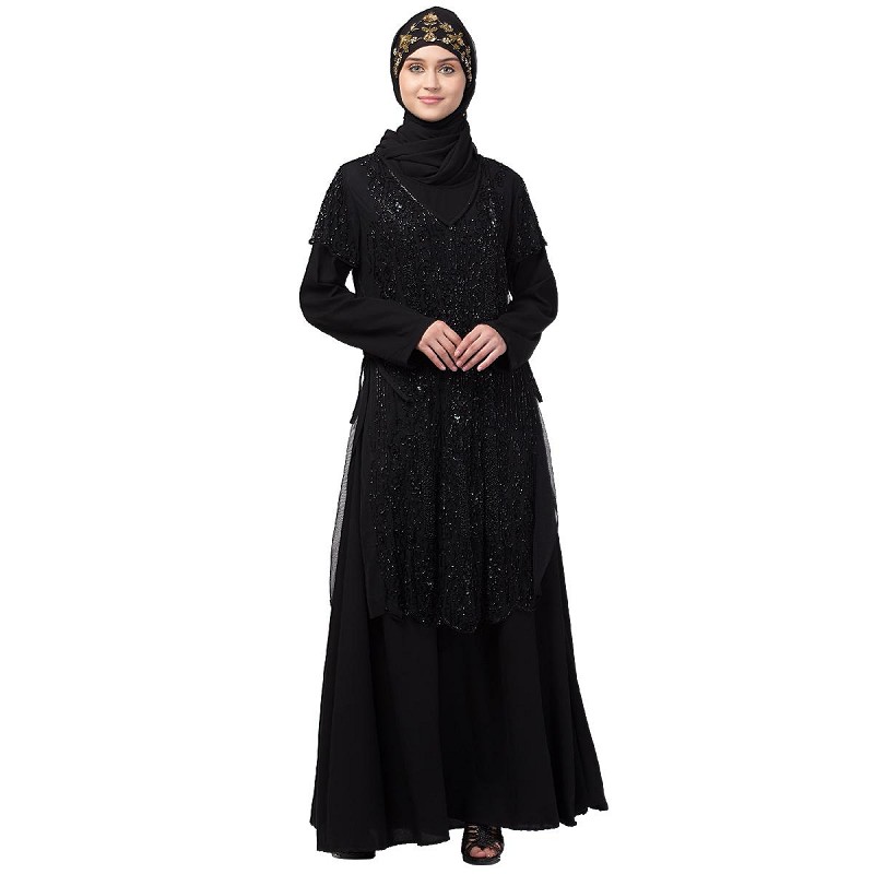 Premium abaya- Buy party wear with full bead work