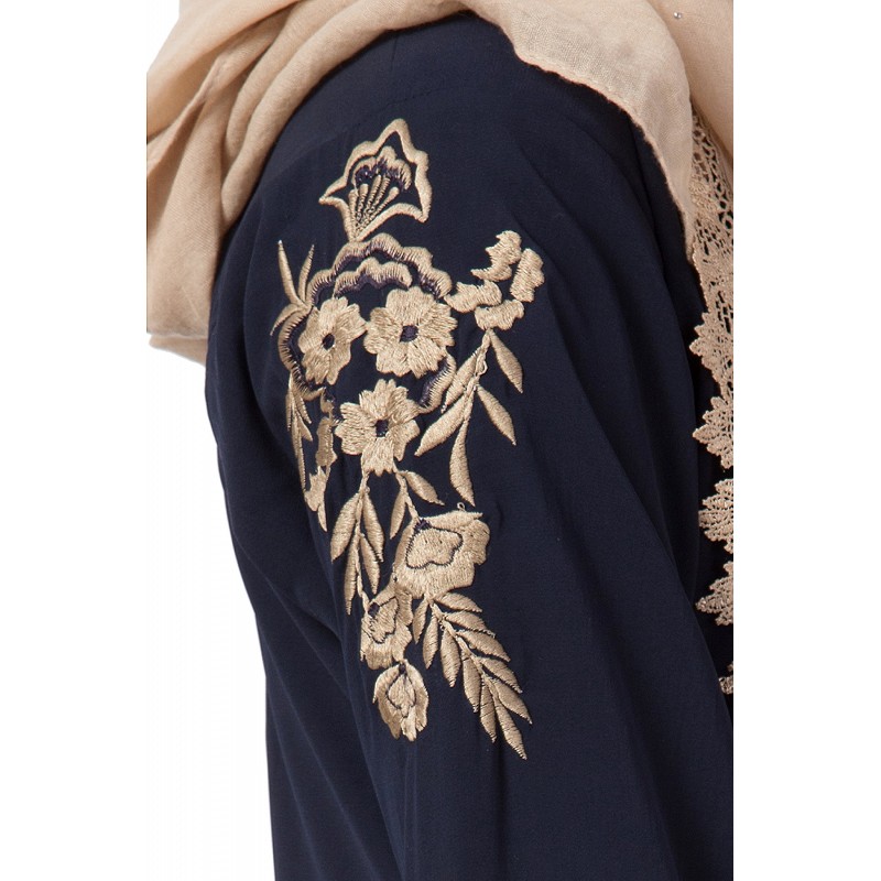 Embroidery abaya- Shop for A-line casual abaya at shiddat.com