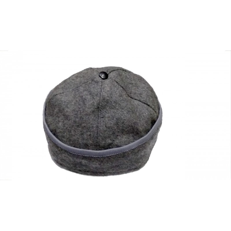 Afghani Pakol Hat- Designer Afghan Hat grey colored Pakol