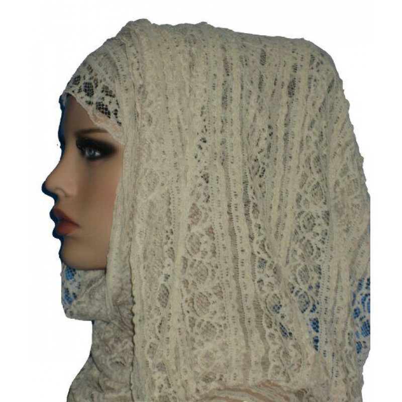 Hijab online in India - Buy wrap hijabs made from imported lace material