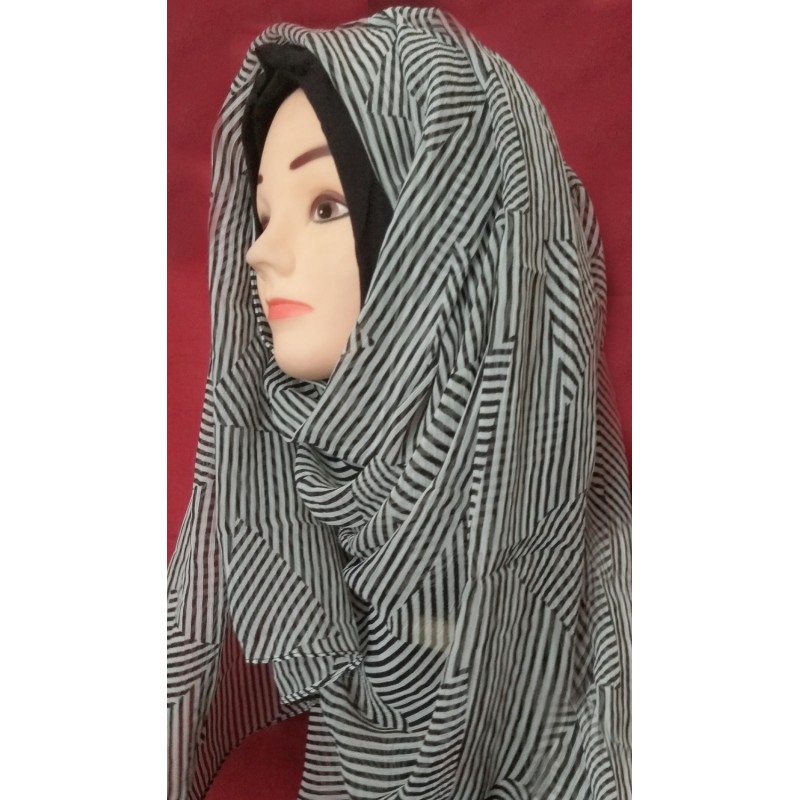 Mariam hijab online- Zebra Print Mariyam Hijab