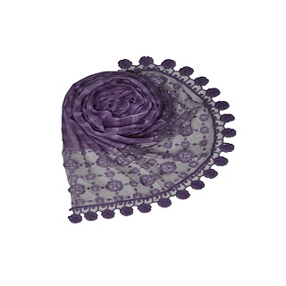 Stole online Box checkered circular design stole with sequence at shidd...