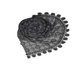 Stole online Box checkered circular design stole with sequence at shidd...