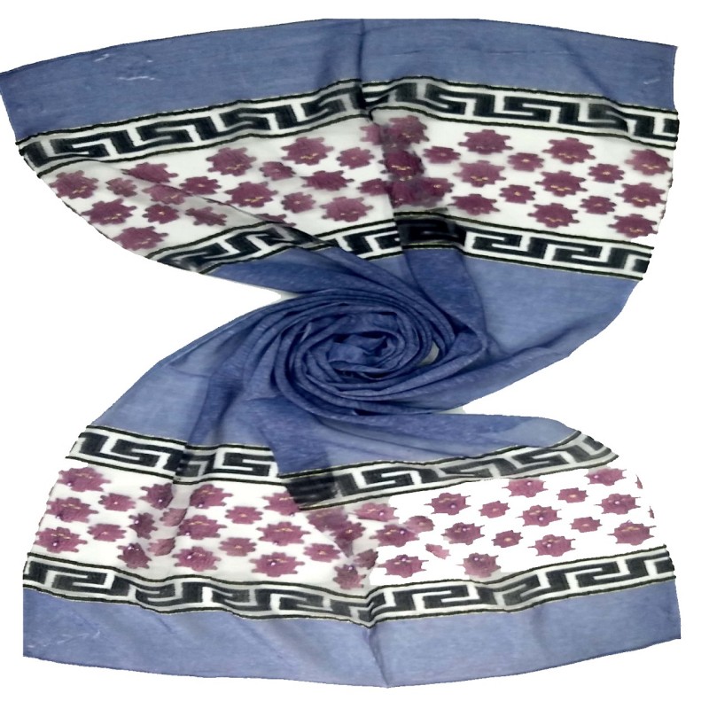 Hijab online- Double sided Diamond studded tissue Hijab at shiddat.com