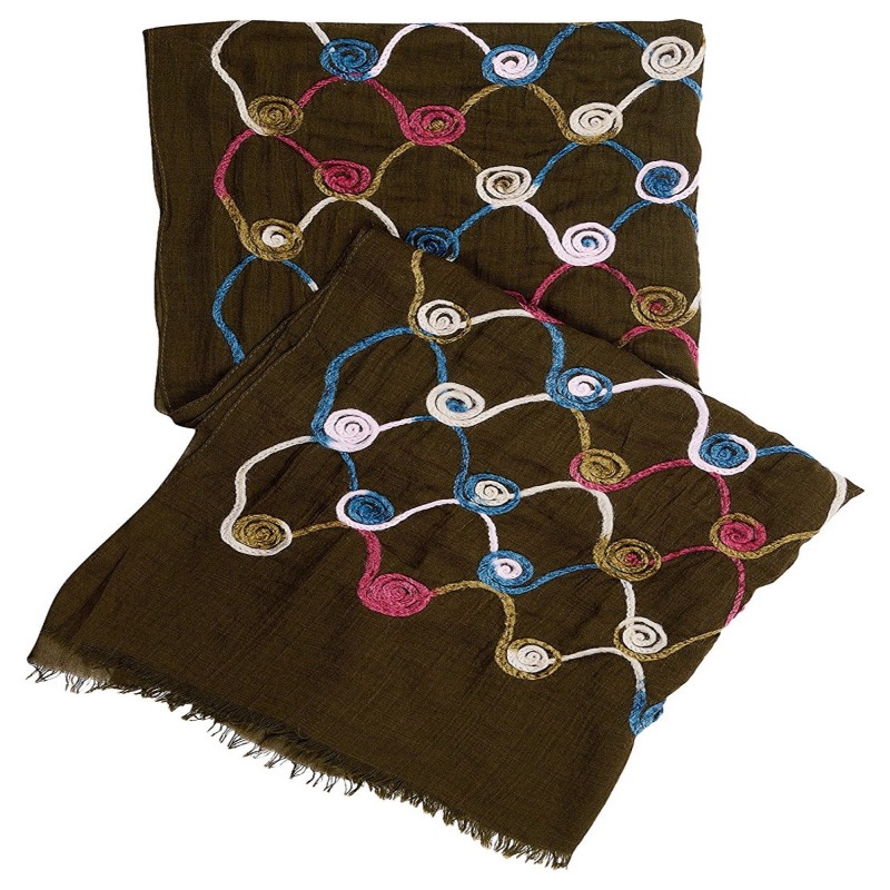 Hijab online-Cotton Chain Work Stole at shiddat.com