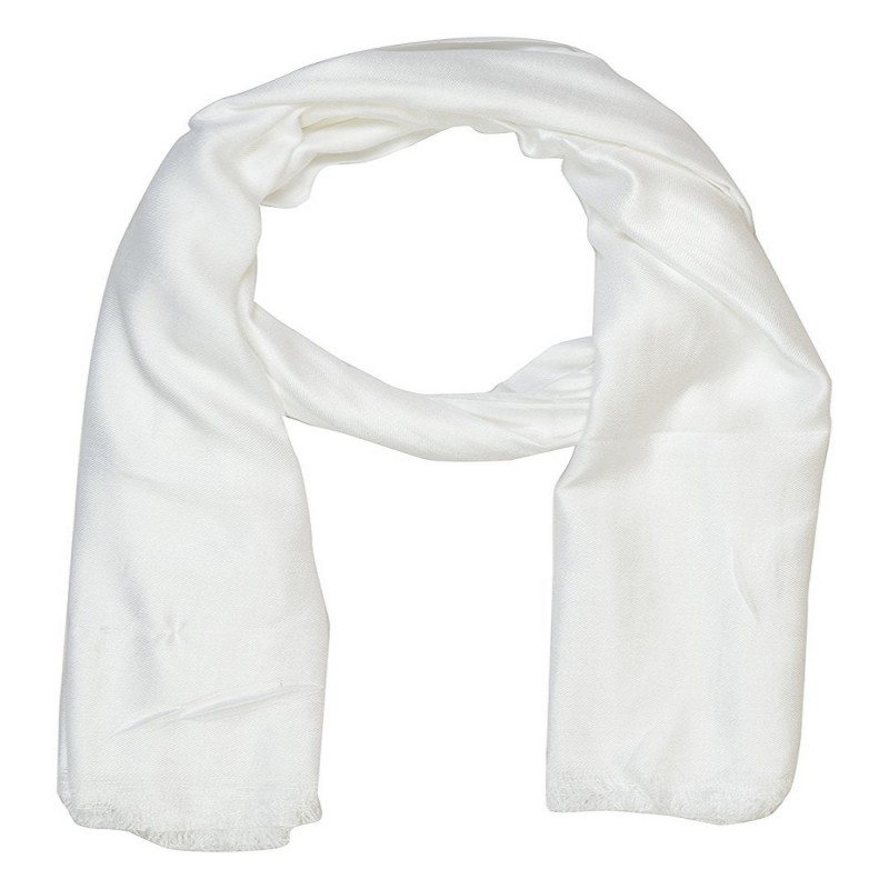 Hijab online-Saturn Plain Stole-White Color|Hijab at shiddat.com