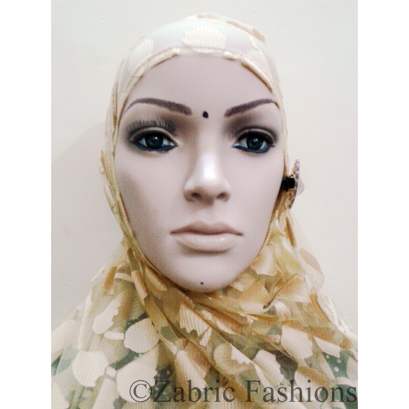 Zabric Fashions- Buy Skin Color hijab with Cap| Shiddat
