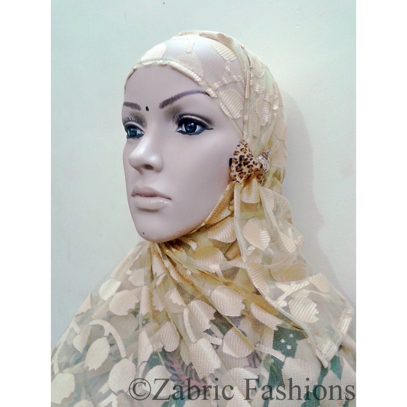 Zabric Fashions- Buy Skin Color hijab with Cap| Shiddat