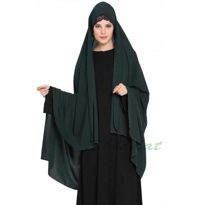Buy Irani chadar with detachable Nose Piece | Rida hijab | Islamic dres...