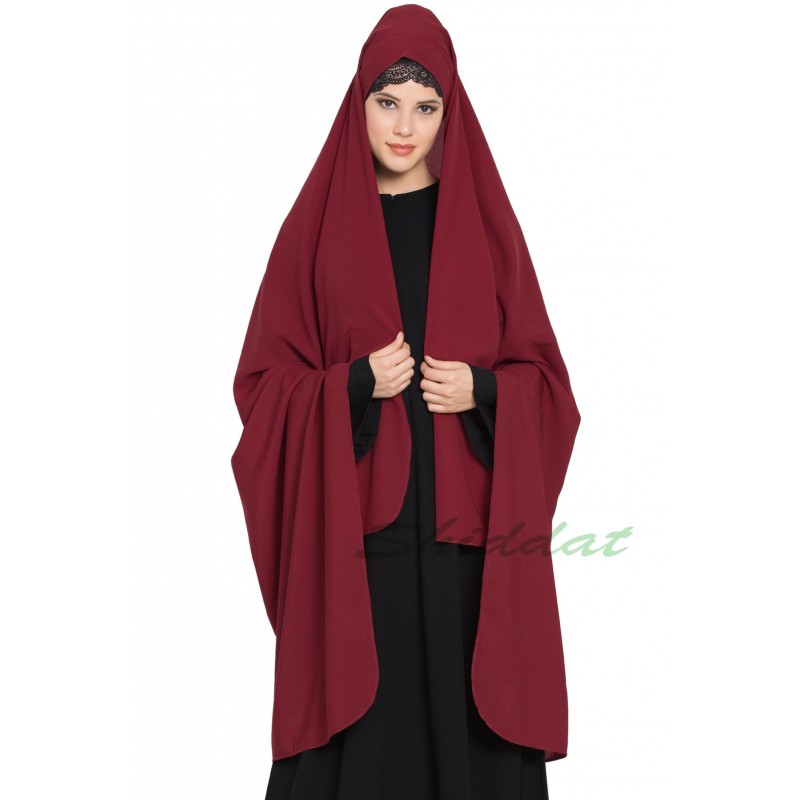 Buy Irani chadar with detachable Nose Piece | Rida hijab | Islamic dres...