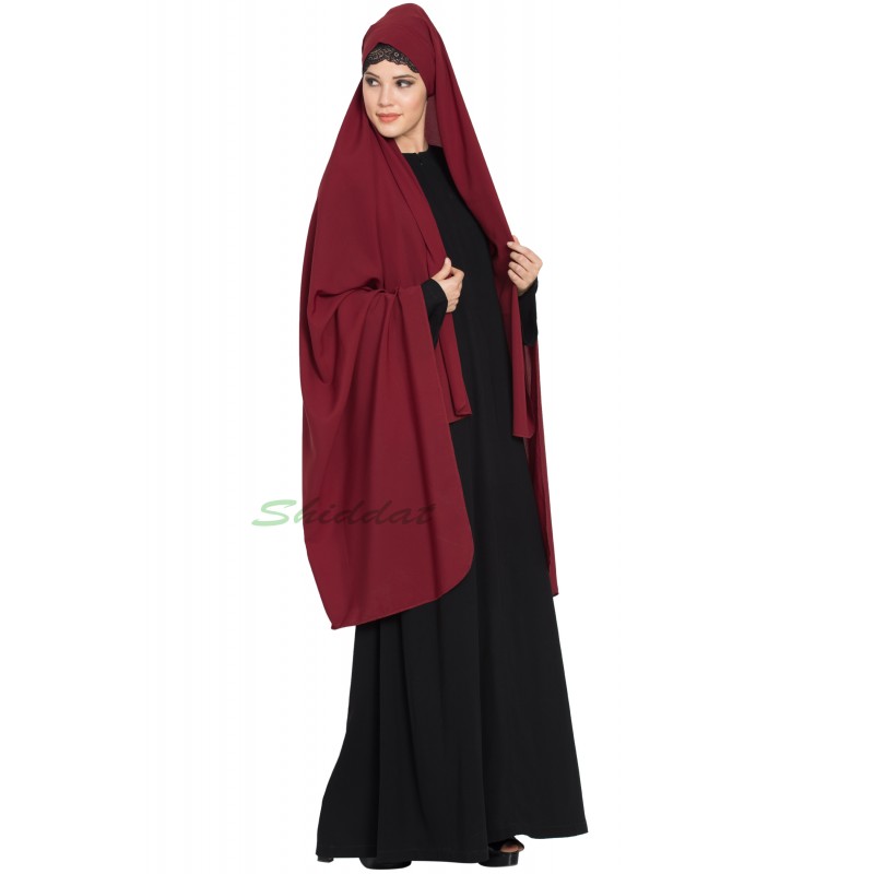 Buy Irani chadar with detachable Nose Piece | Rida hijab | Islamic dres...