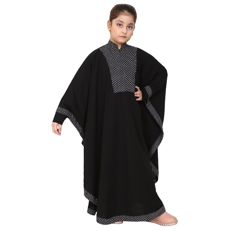 Kids kaftan-Black colored girl's kaftan online in India