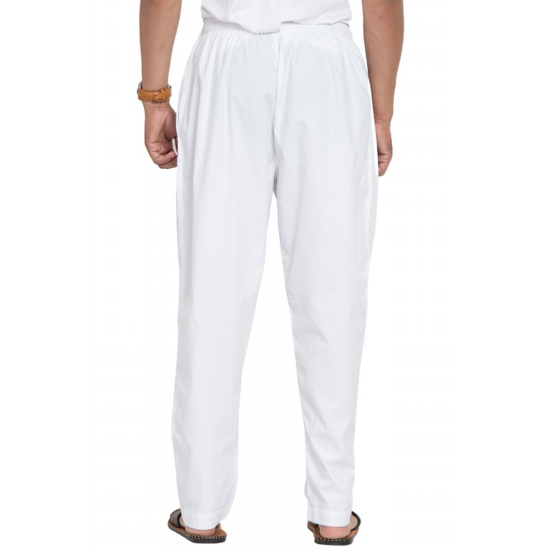 Cotton pajama- Buy online Pant Cut cotton Pyjama Plain White at www.shi...