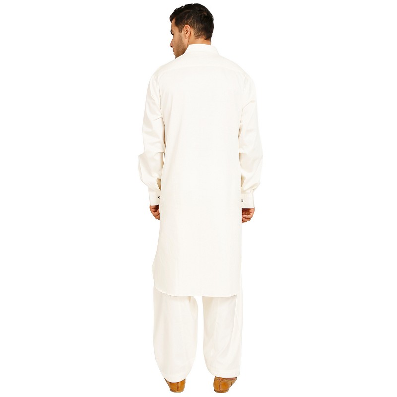 Pathani Suits for men online in India | Cotton satin fabric | Cream col...