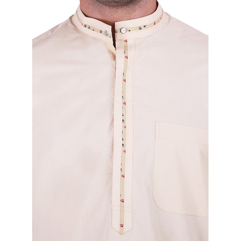 Pathani Suit with mandarin collar for men online in India | Cotton fabr...
