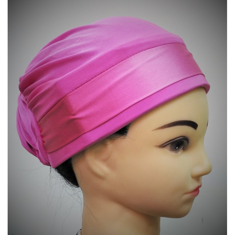 Shimmer Hijab cap online - Underscarf glitter/shimmer cap | Pink color...