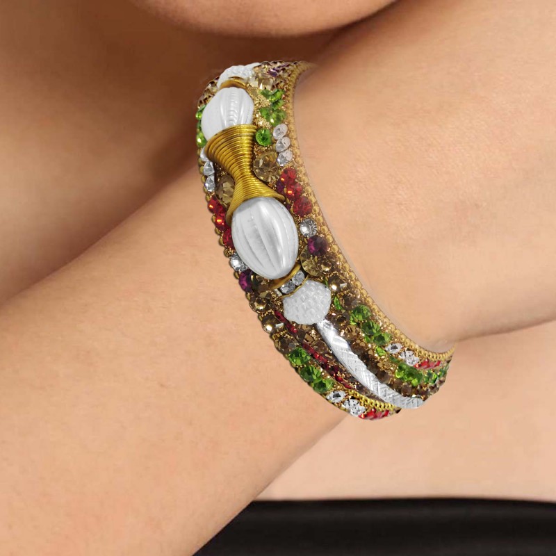 Multi Color Artificial Bangle online for college, Office, Household