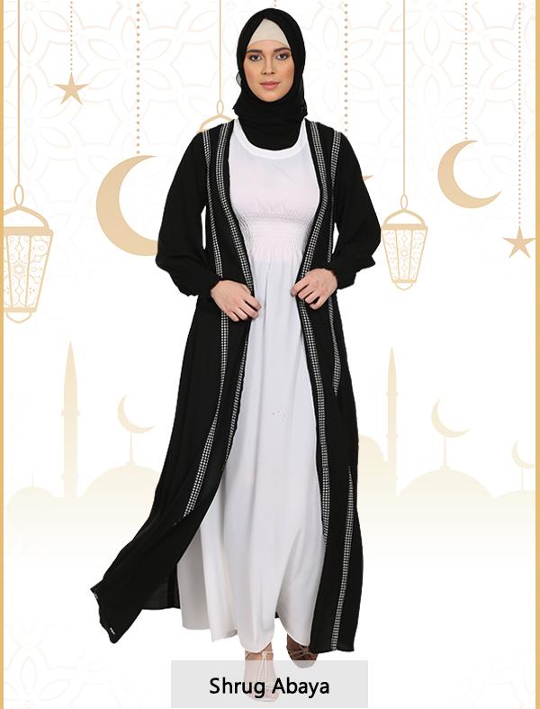 Abayas, Hijabs, Pathani suits, Kurtas, Burqas online in India